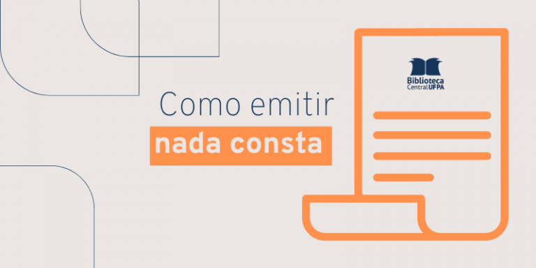 Nada Consta | Biblioteca Central UFPA